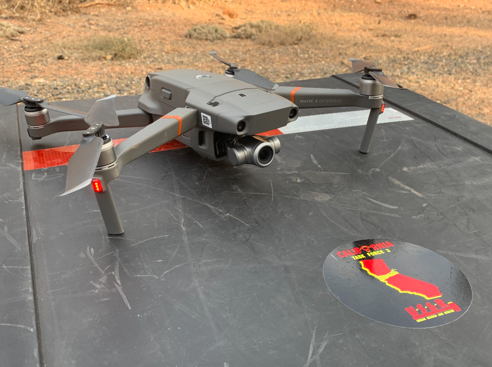 Mapping Camp Fire With Drones