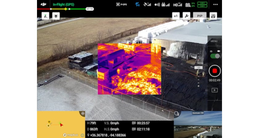 5 ocasiones en que los drones con cámaras térmicas marcaron la diferencia