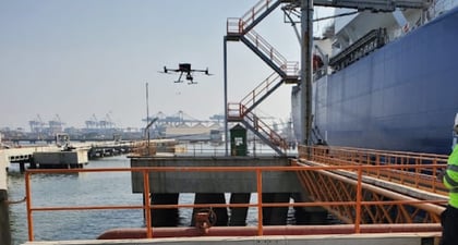 Jetty Pipeline Inspection with Drones: A Historical First for Pakistan