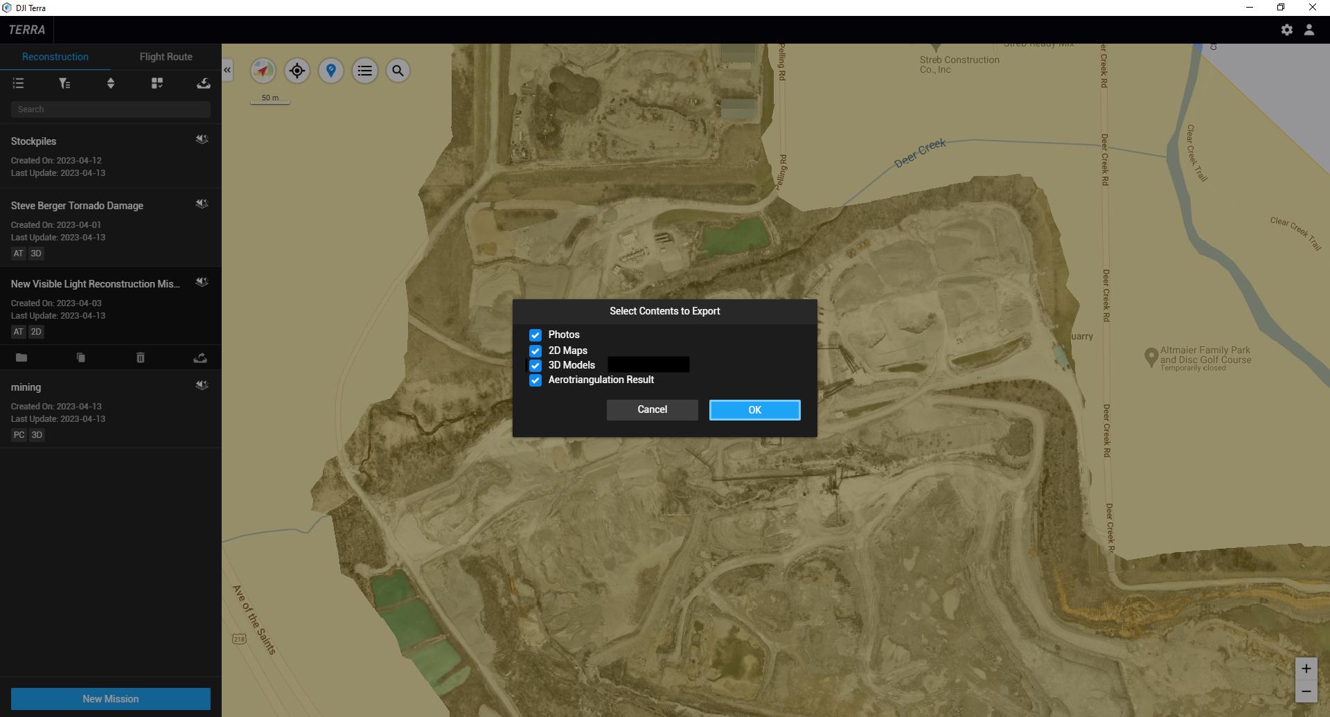 Stockpile Measurements with DJI Enterprise Drones and DJI Terra