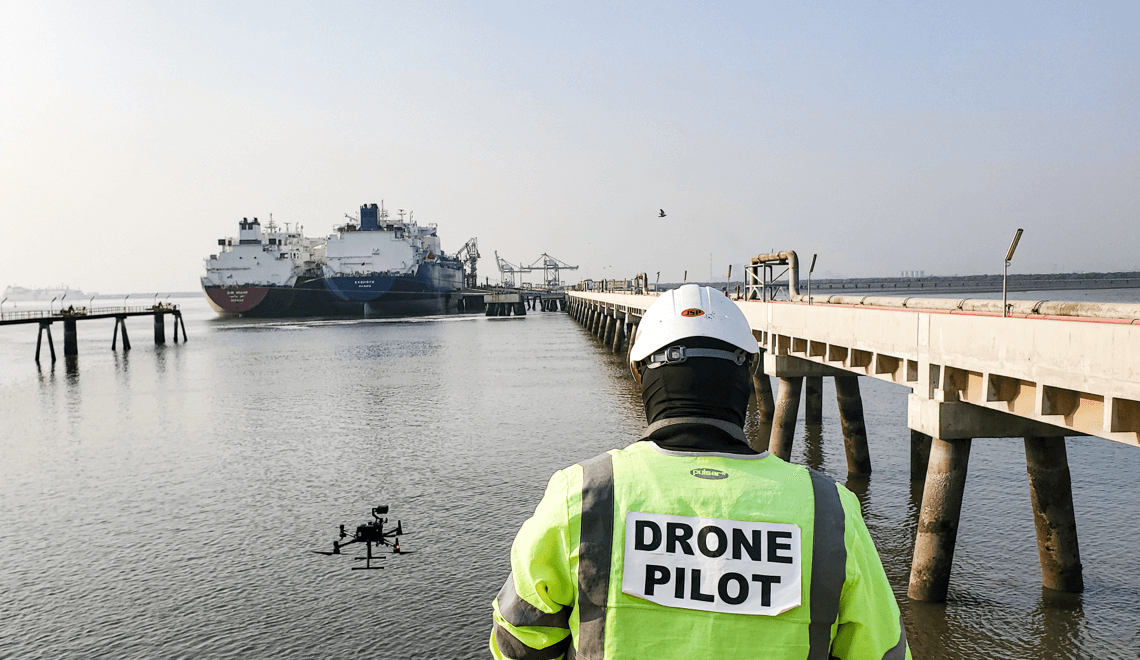Jetty Pipeline Inspection with Drones: A Historical First for Pakistan