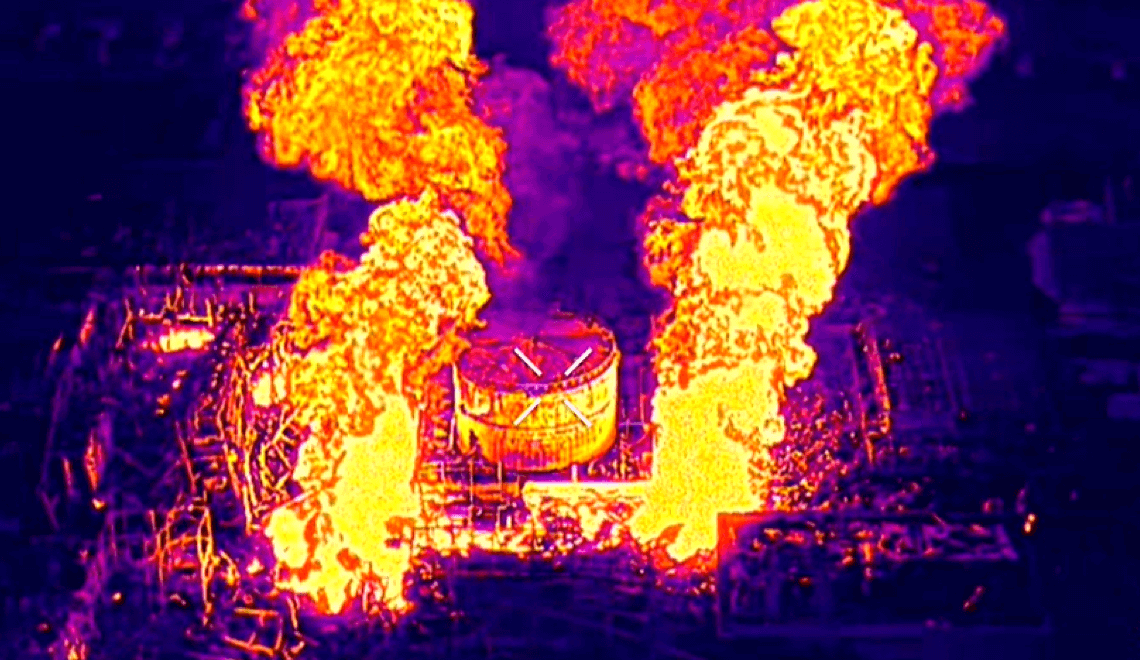 Thermal Mapping Drones Support Firefighting Response to Chemical ...